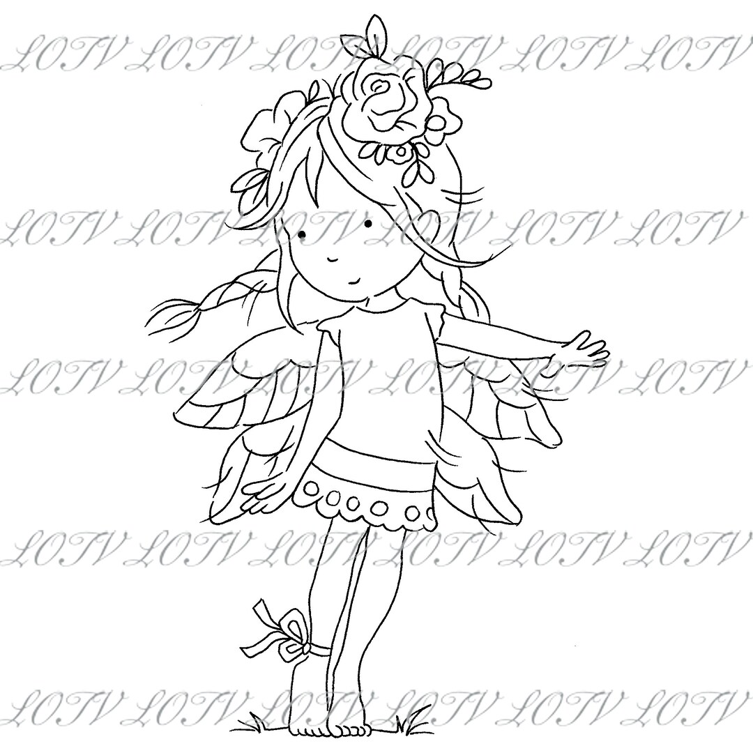 LOTV Digi Stamp AS Dew Fairy Jpg Png Digital Artwork - Etsy