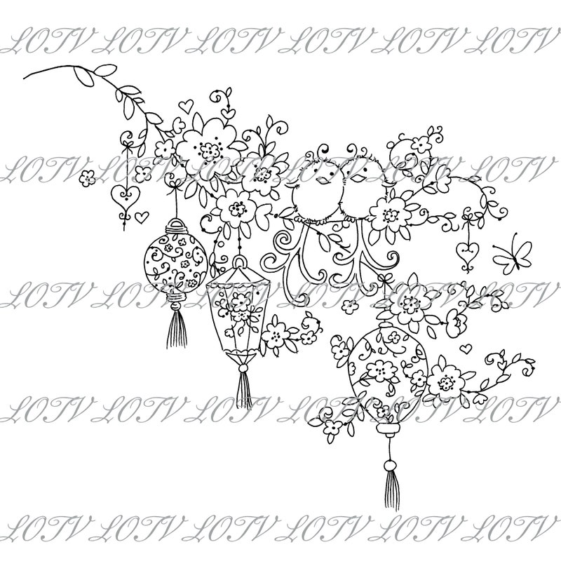 Cute Bird Stamp - Etsy