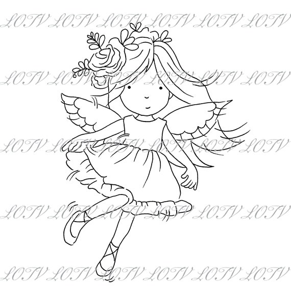 LOTV Digi Stamp AS Eva Fairy Jpg Png Digital Artwork - Etsy UK