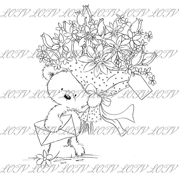Digi Bouquet - Etsy