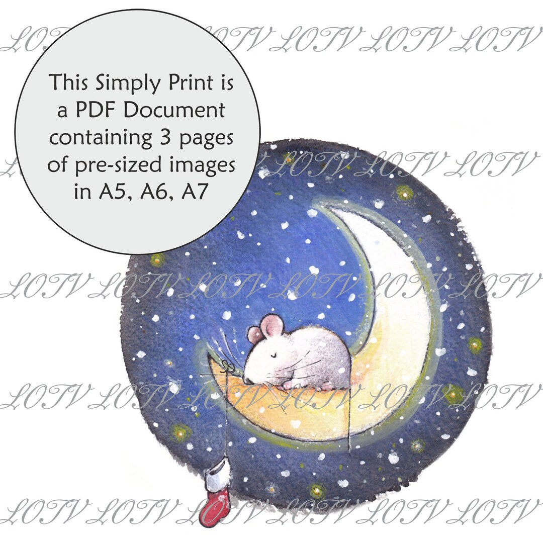 LOTV Full Colour Simply Print - IH - Mouse on the Moon, 3 Page PDF ...