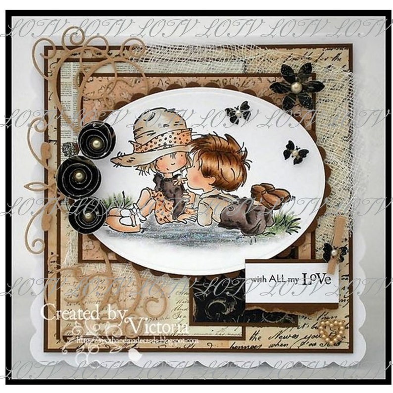 Lotv Digi Stamp AS Meant to Be Jpg Couple Anniversary - Etsy Finland