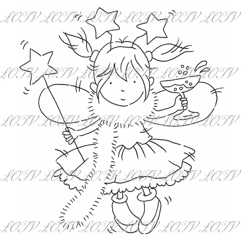 Fairy Digi Stamps - Etsy
