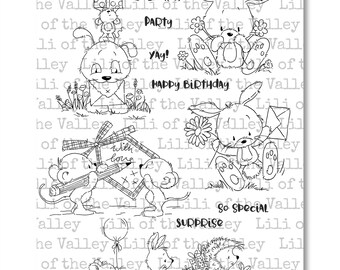 Bunny Alphabet AS A5 Stamp Set - Etsy UK