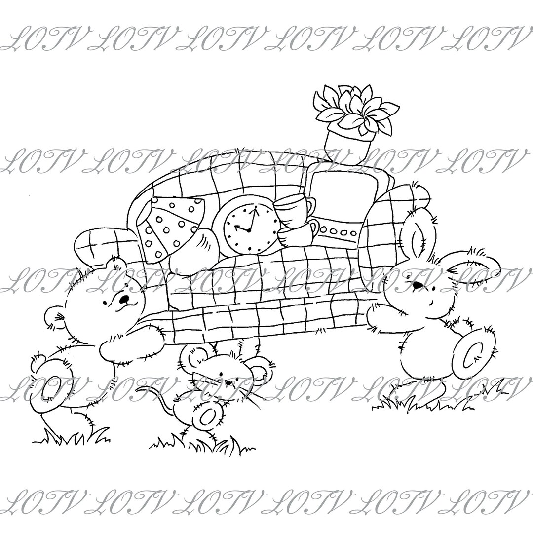 LOTV Digi Stamp Moving Day, JPEG, Cute, Mice, New Home, Occasion ...