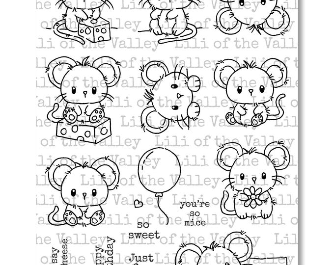 Have a Mice Day - A5 Stamp Set - Etsy