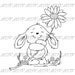 Lotv Digi Stamp GC Little Friends Rabbit With Daisy, Jpg, Birthday ...