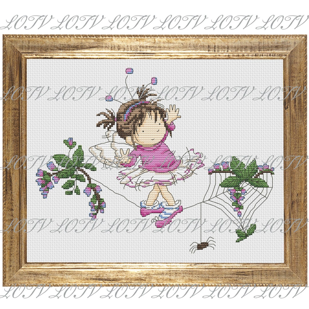 LOTV Cross Stitch Fairy Cobweb - Downloadable Chart - PDF Pattern - Etsy