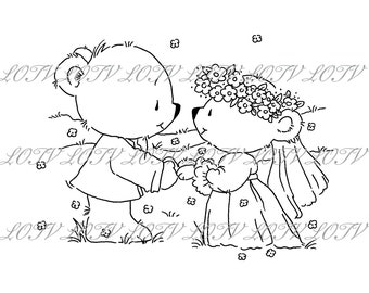 Wedding Digi Stamp | Etsy