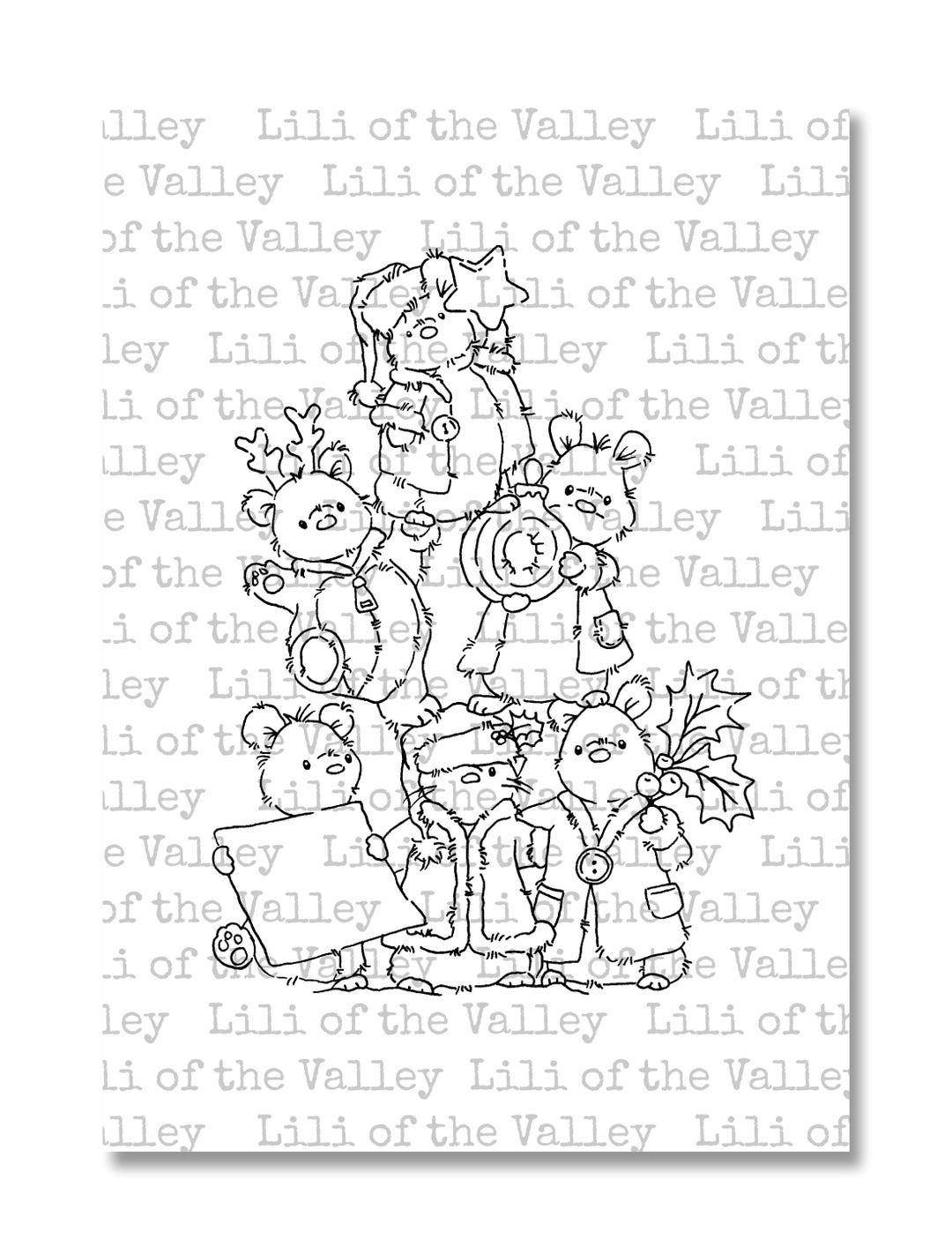 LOTV Digi Stamp - IH - Mice Party, JPG - Etsy