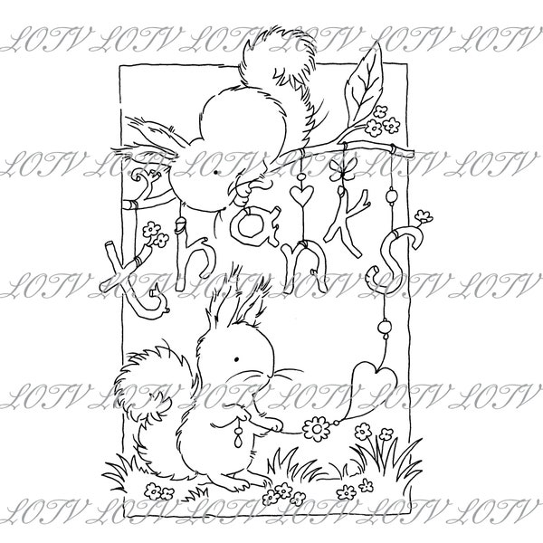 Cute Digi Stamps - Etsy