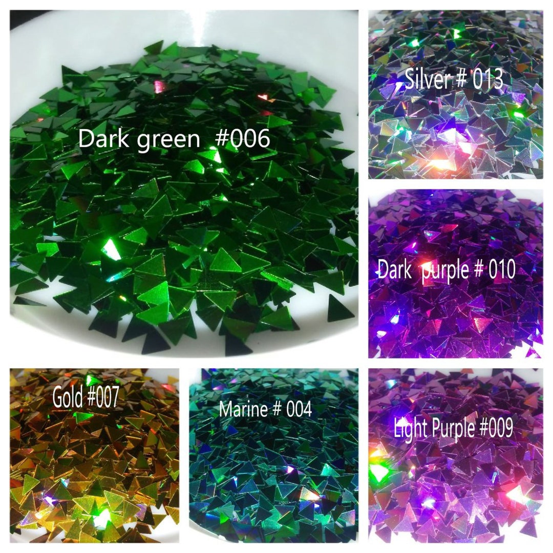 Holographic Triangles - Etsy