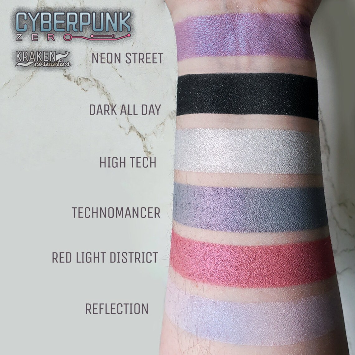 Cyberpunk: ZERO Eyeshadow Palette // Makeup // Handmade // | Etsy