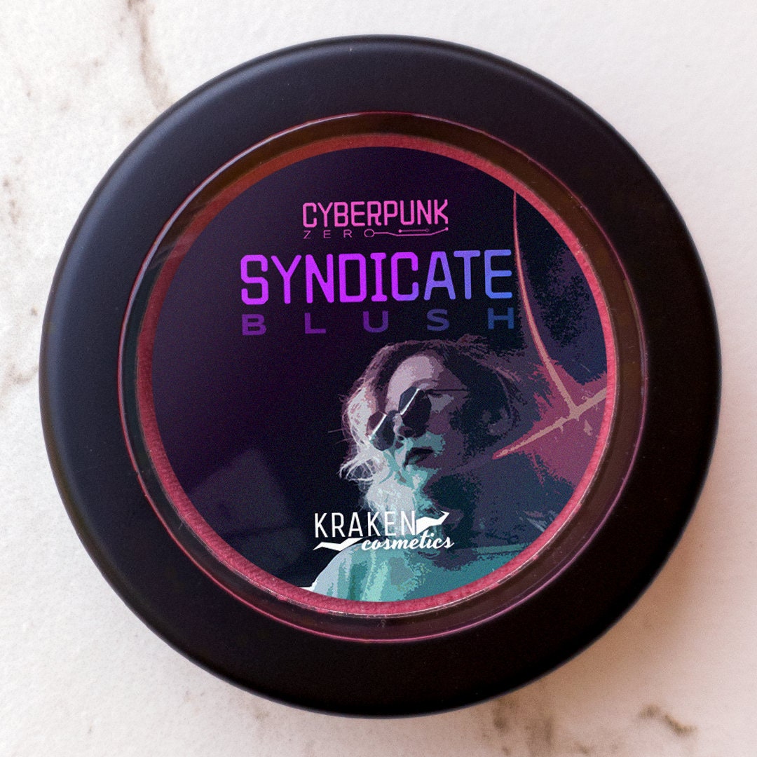 Cyberpunk Zero: SYNDICATE Blush // Makeup // Handmade // Vegan ...