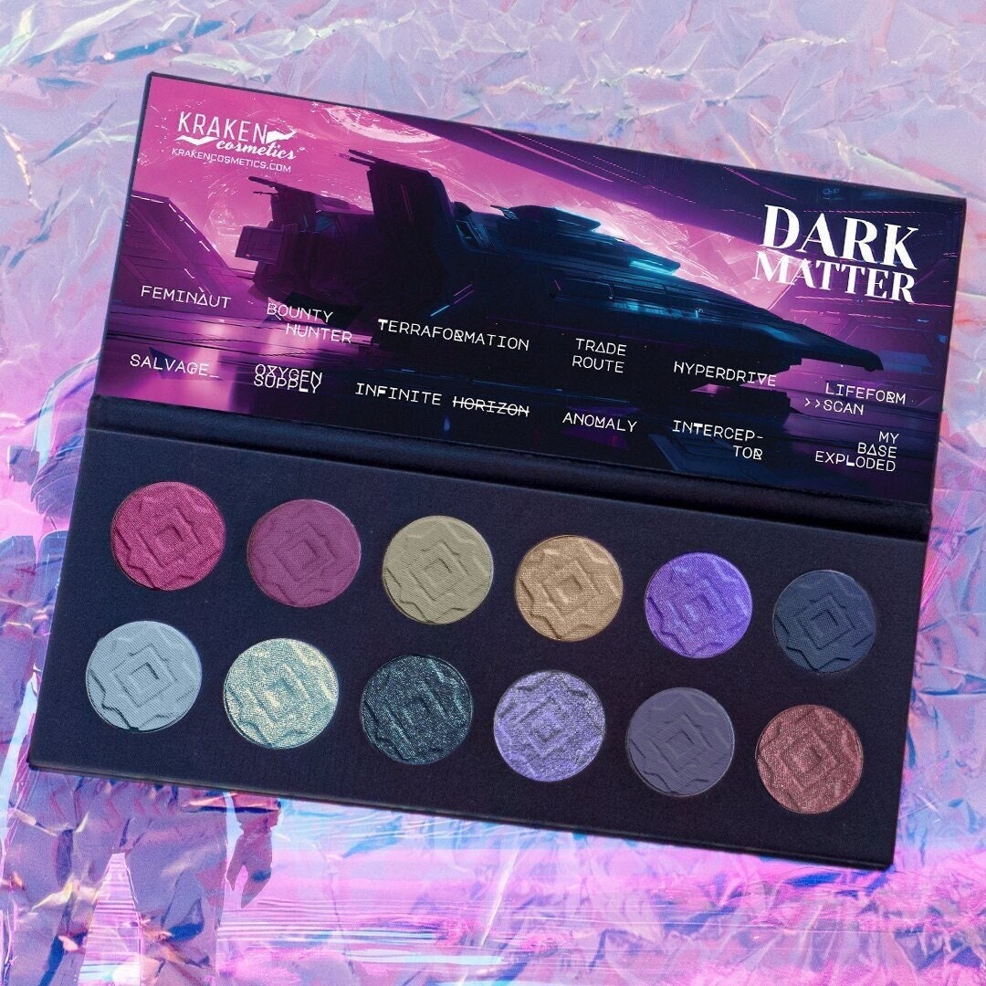 Dark Matter: Eyeshadow Palette // Makeup // Handmade // Vegan ...