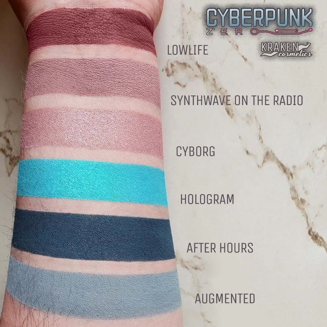 Cyberpunk: ZERO Eyeshadow Palette // Makeup // Handmade // | Etsy