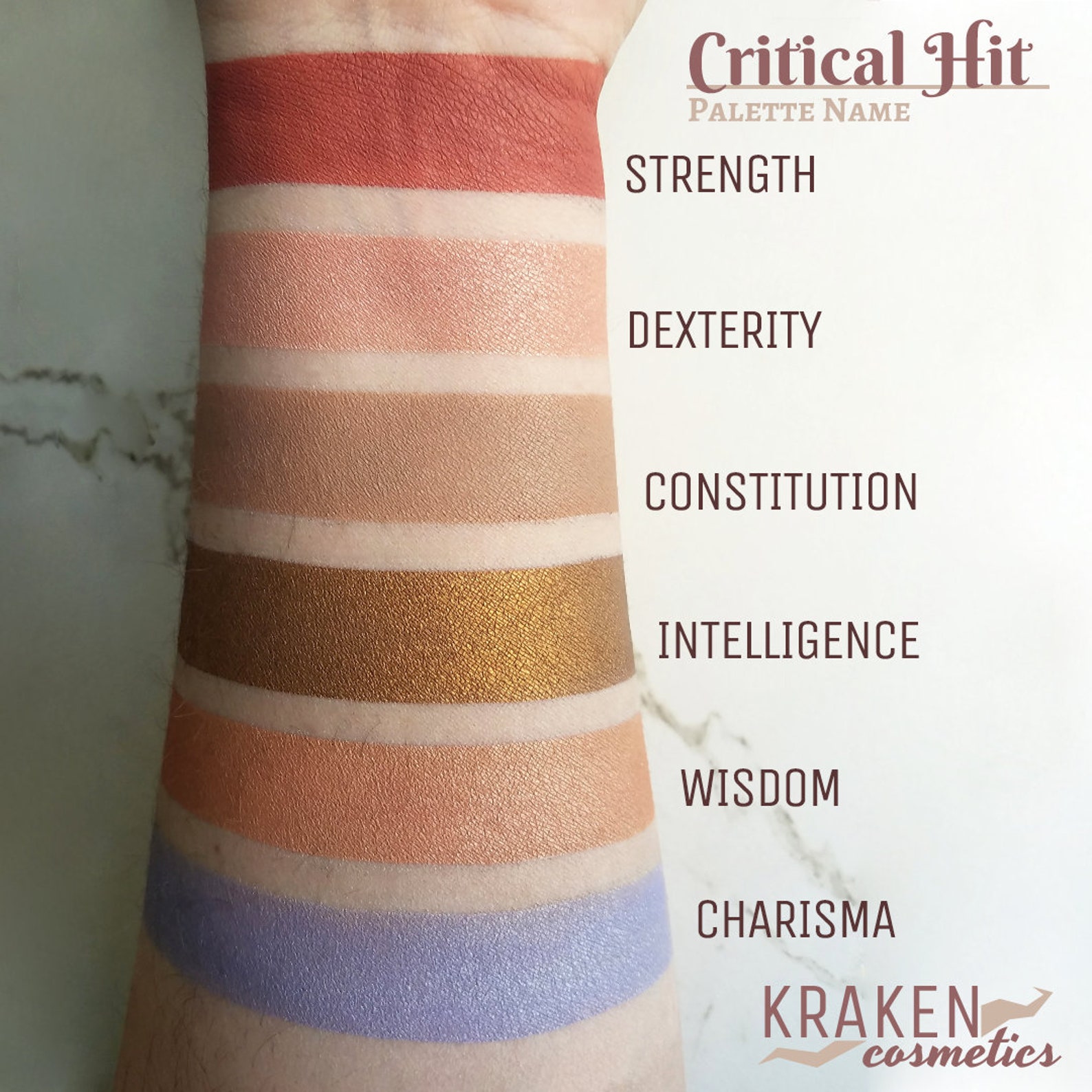 Critical Hit: Eyeshadow Palette // Makeup // Handmade // Vegan - Etsy