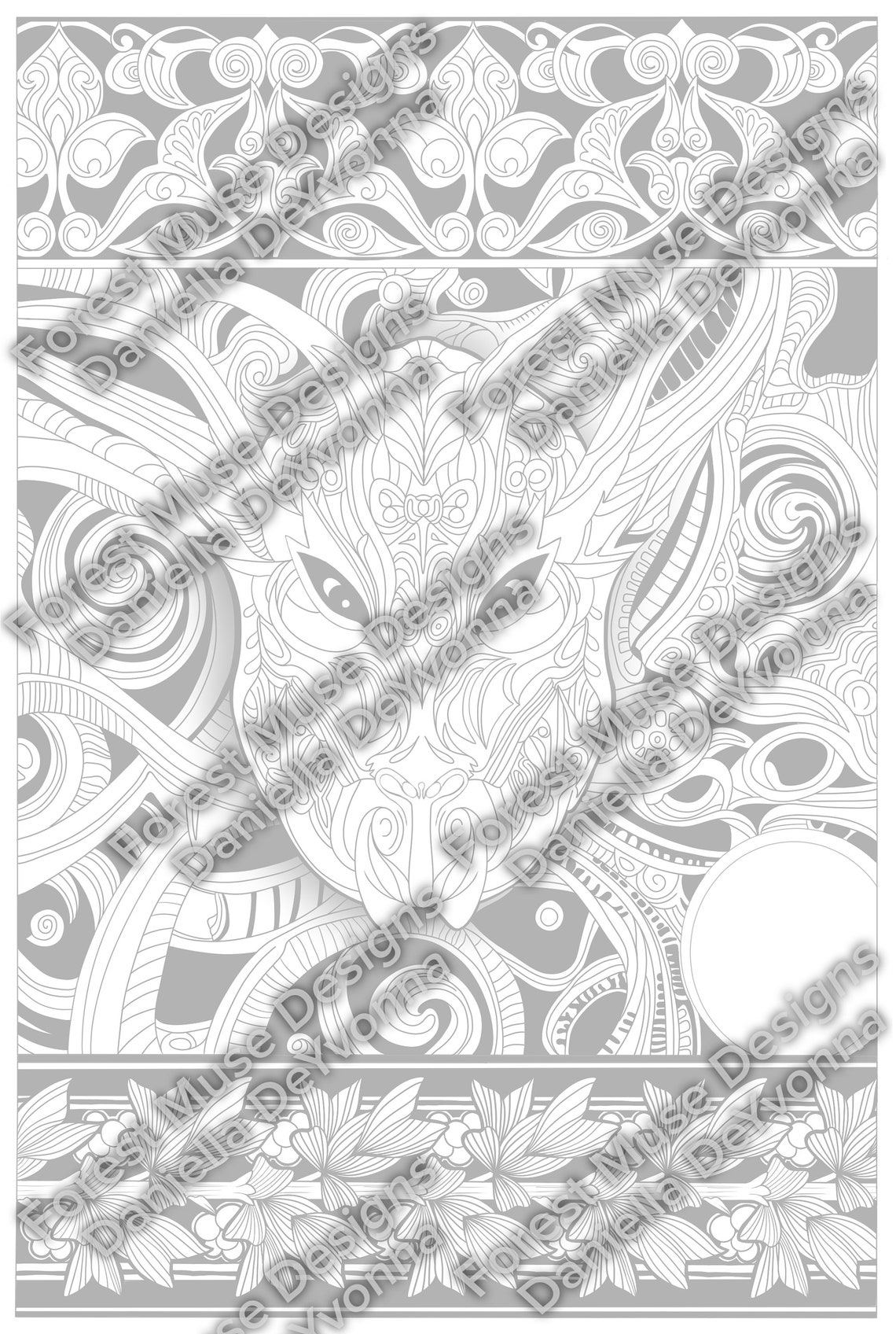 PHANTOM in the SHADOWS • Coloring Page • Spooky • B&w and Grayscale ...