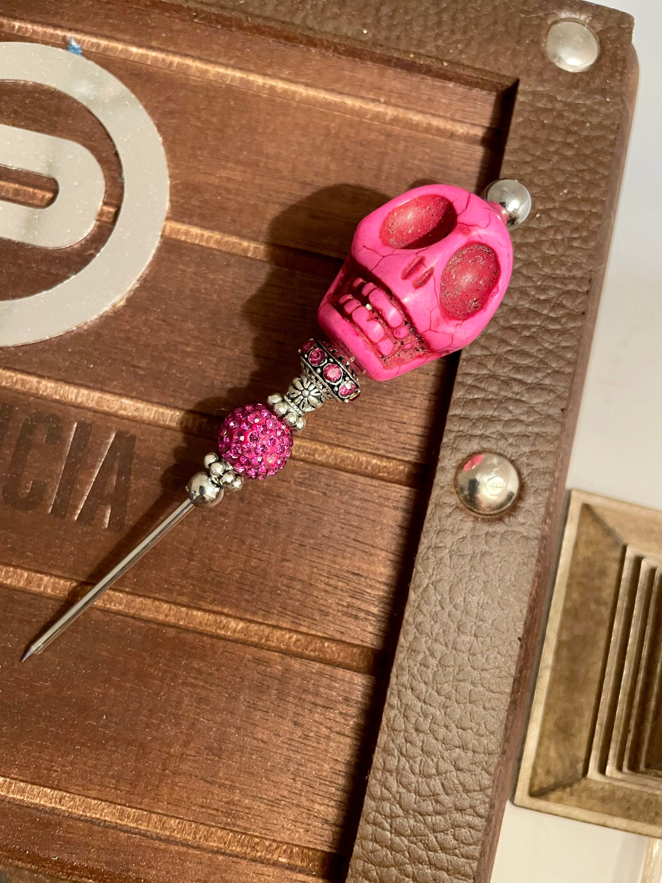 Pink Skull Cigar Nubber Handmade Cigar Accessory - Etsy