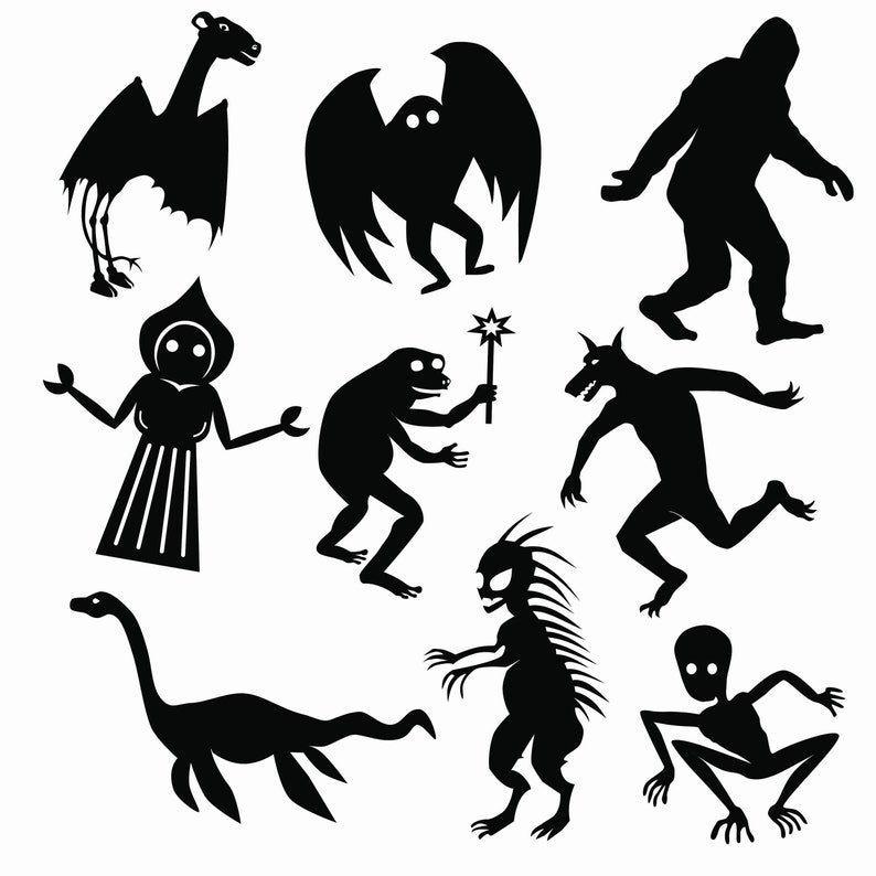 This Cryptid Svg Jpg, Tiff, Png, Gifsheet is Great for Craft Cutters ...