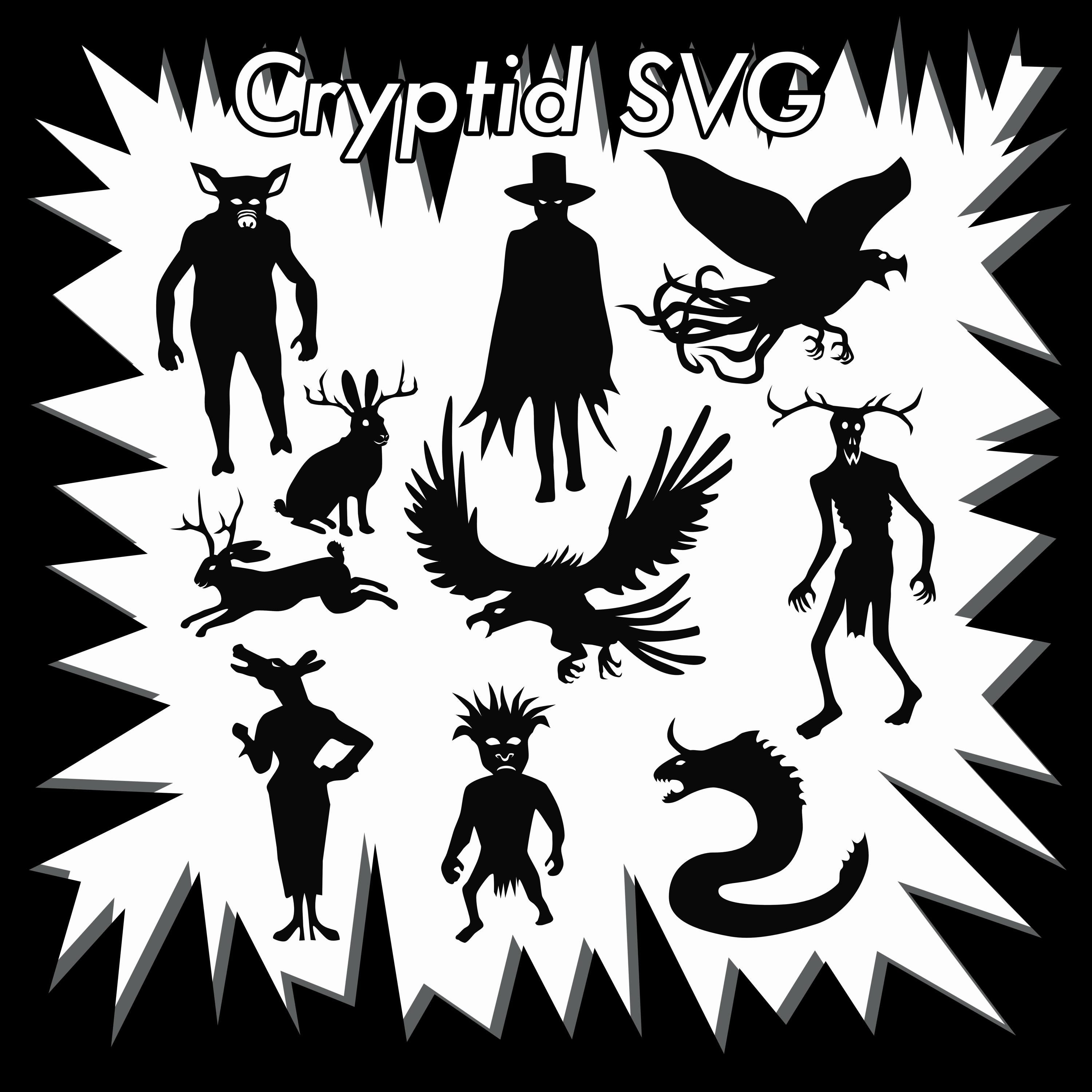 This Cryptid SVG File is Perfect for Lasers, Craft Cutters, and Design ...