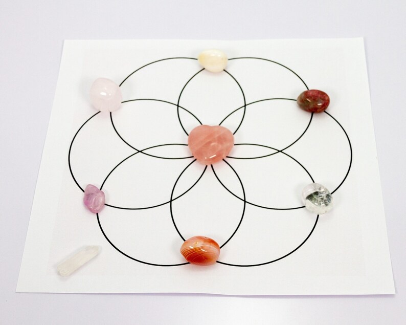 Love Crystal Set Love Crystal T Set Love Crystals Etsy