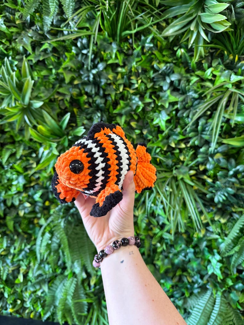 Adorable Clownfish Crochet Pattern: Meet Casey - Etsy