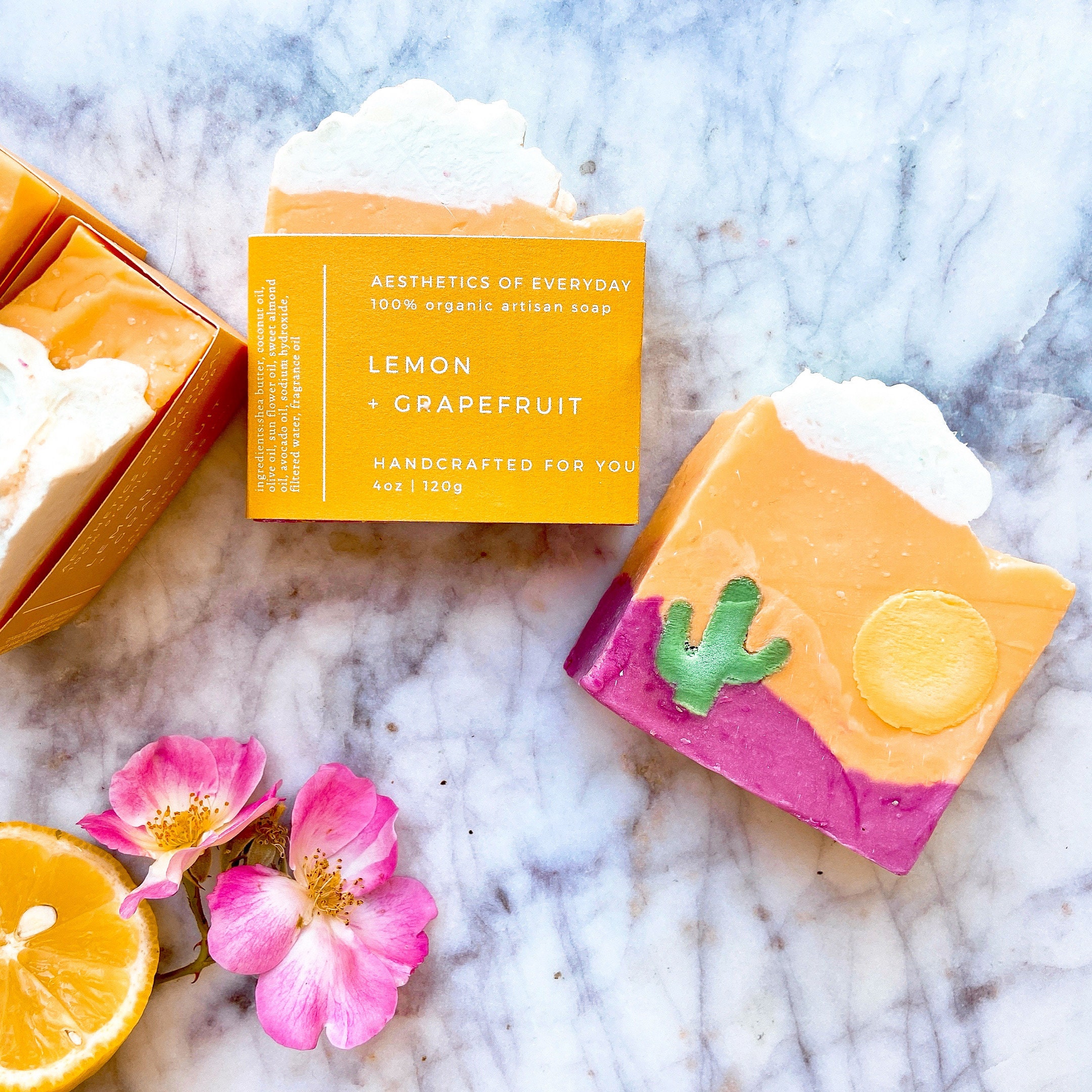 100% Organic Design Soap Bar | Handcrafted Gift| Artisan Soap Bar ...