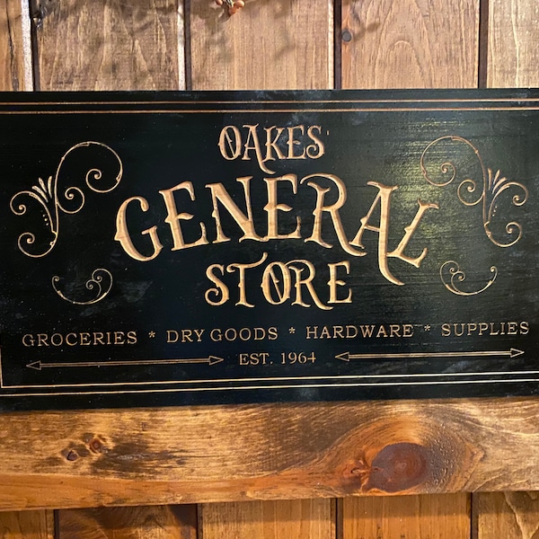 General Store Sign - Etsy