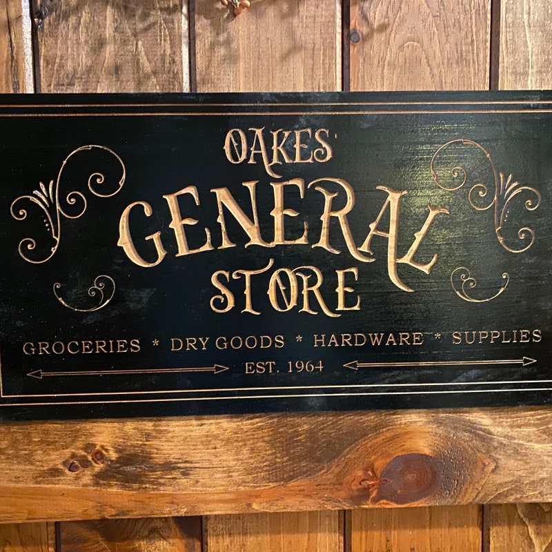 General Store Sign - Etsy