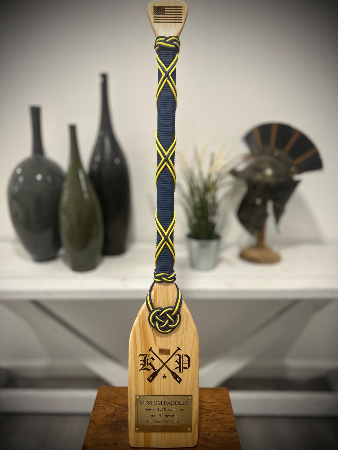 NAVY WRAPPED PADDLE 36" (version 2) - Etsy