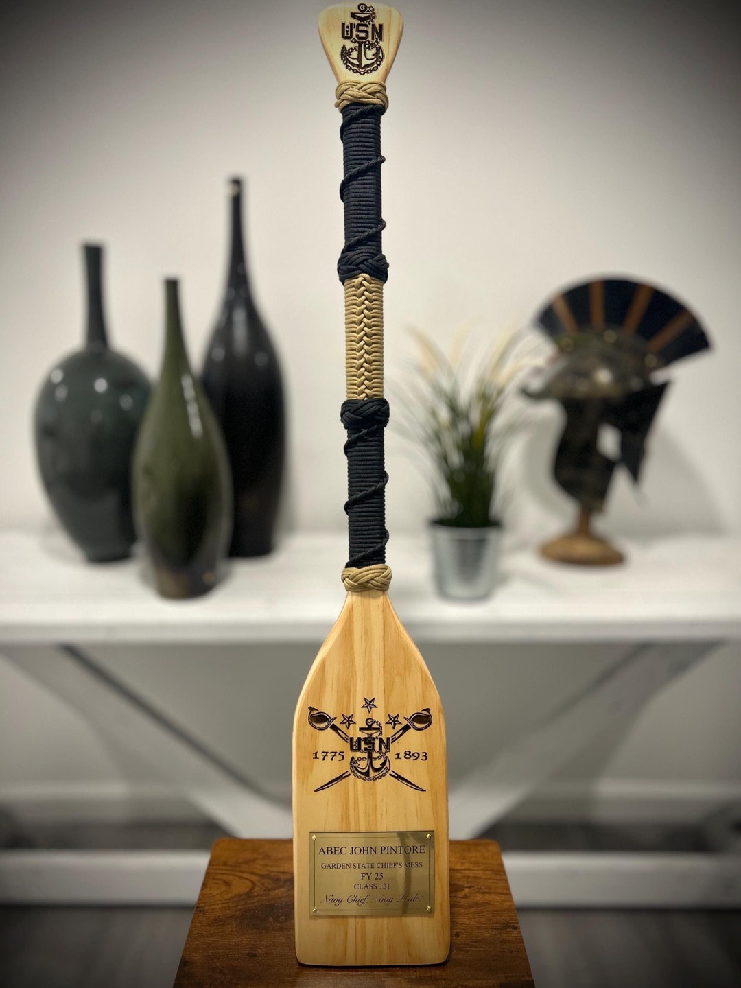 NAVY CHIEF WRAPPED Paddle 36" - Etsy
