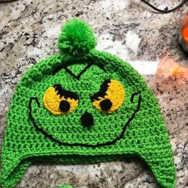 Buy Grinch Child Hat Online In India - Etsy India