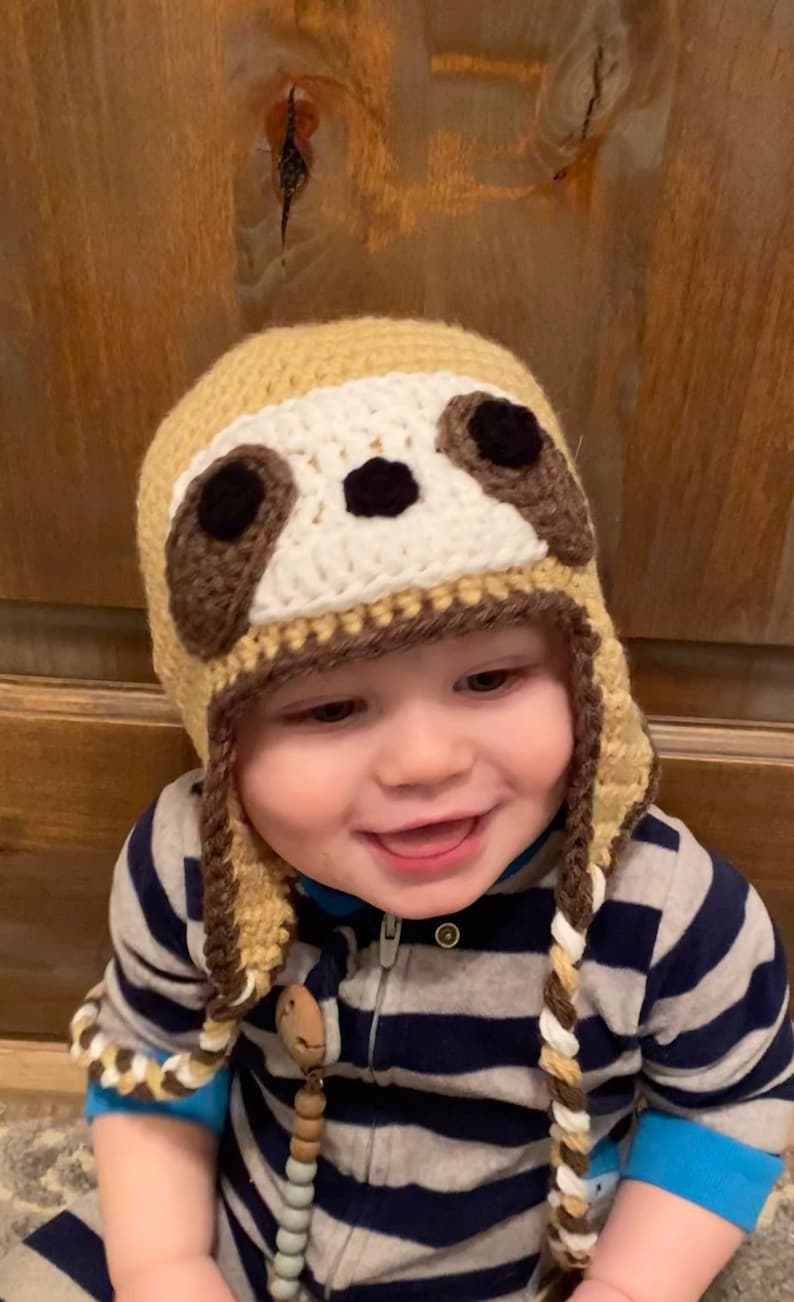 Sloth Hat - Etsy