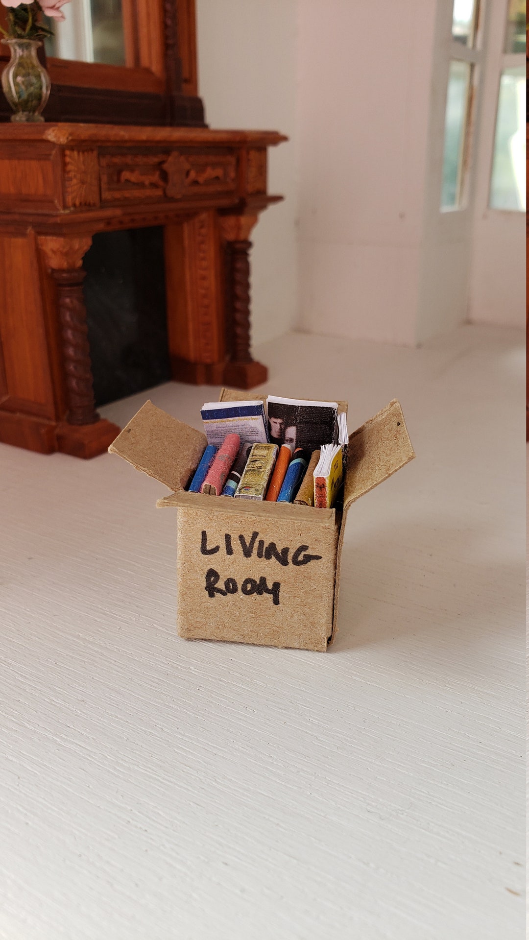 Modern Miniature Books in a Small Cardboard Box (A) - Etsy