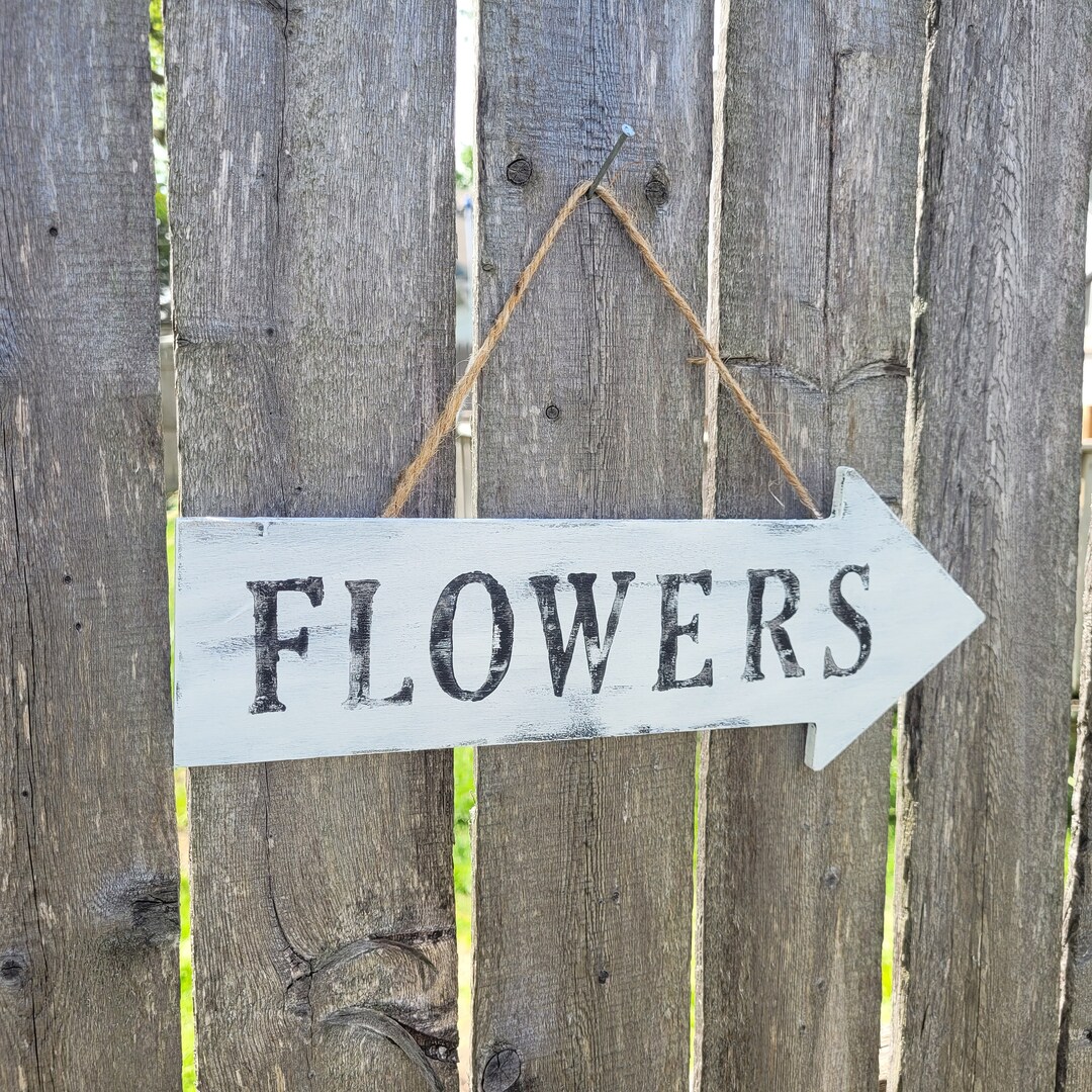 Flowers Sign, Flower Market, Farmers Market, Fresh Cut Flowers ...