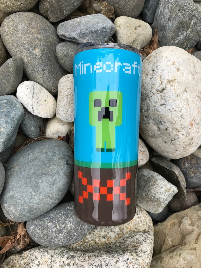 Minecraft Personalized Tumbler 20oz - Etsy
