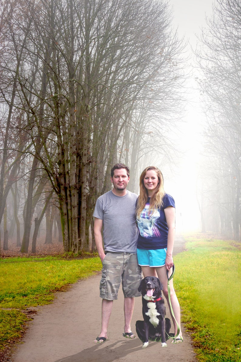 Add Photo Group to Background, Photoshop People on Background, Add ...