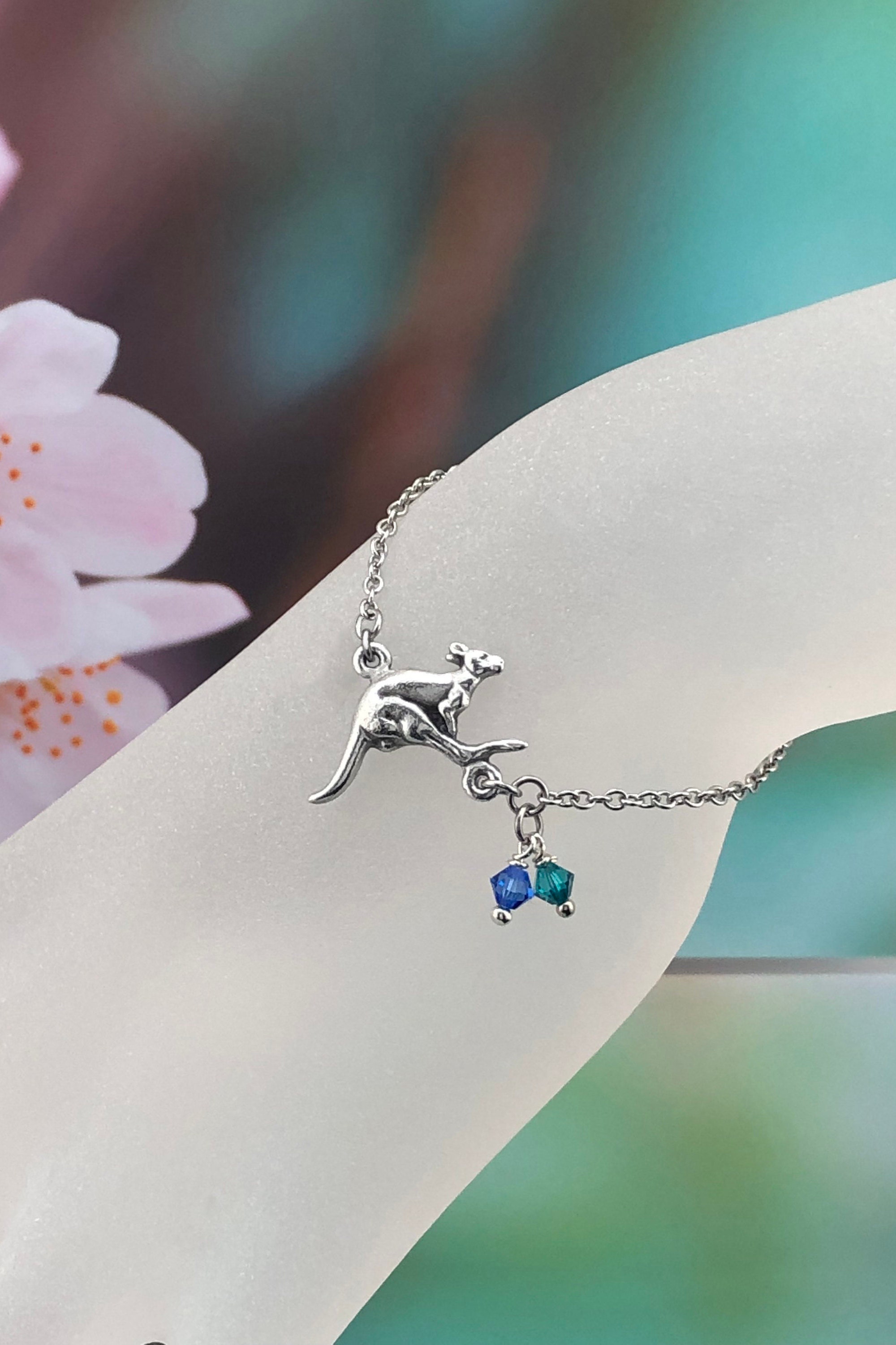 Kangaroo Bracelet, Australian Jewelry, Chain Bracelet Women, Dainty ...