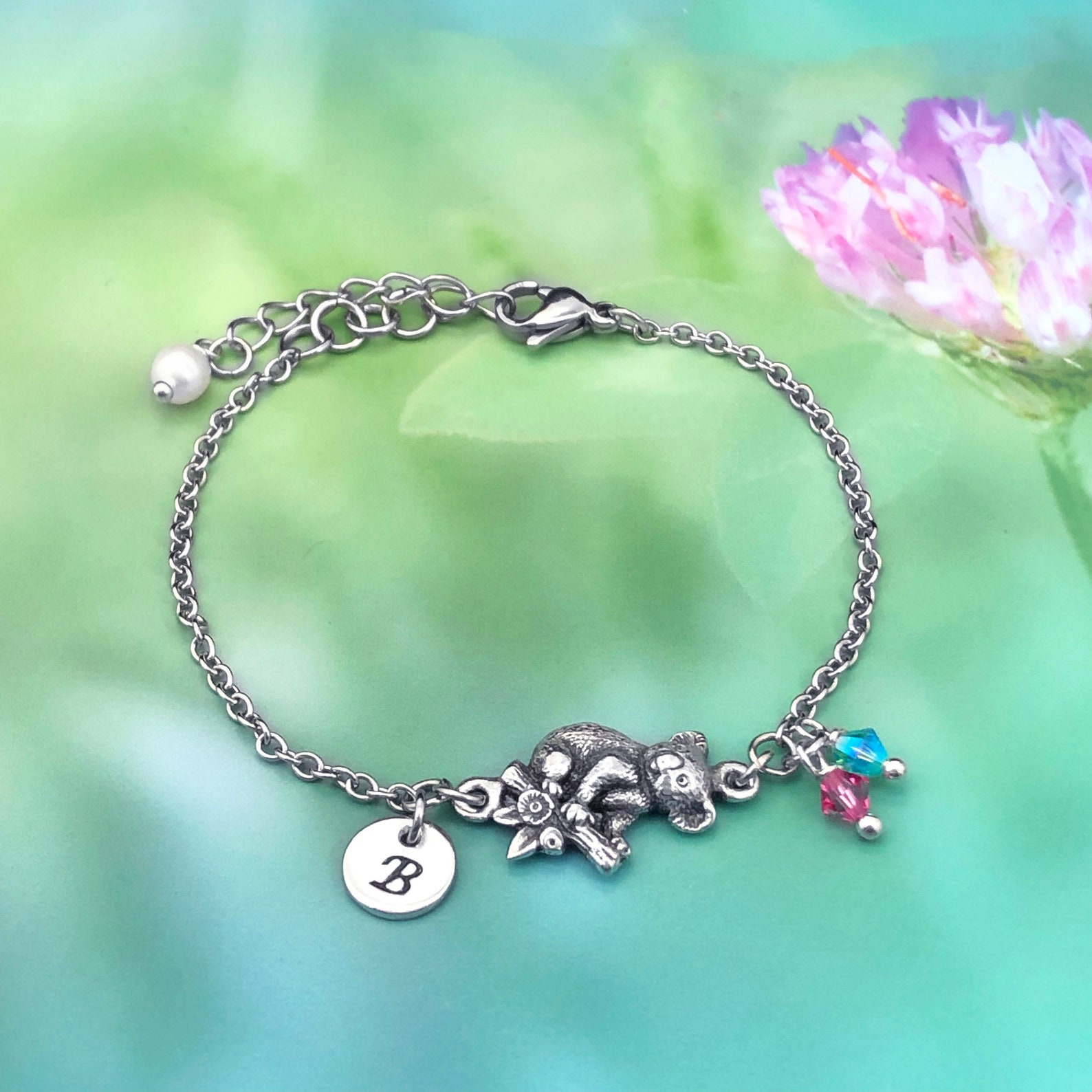 Koala Bracelet Australian Jewelry Chain Bracelet Women - Etsy