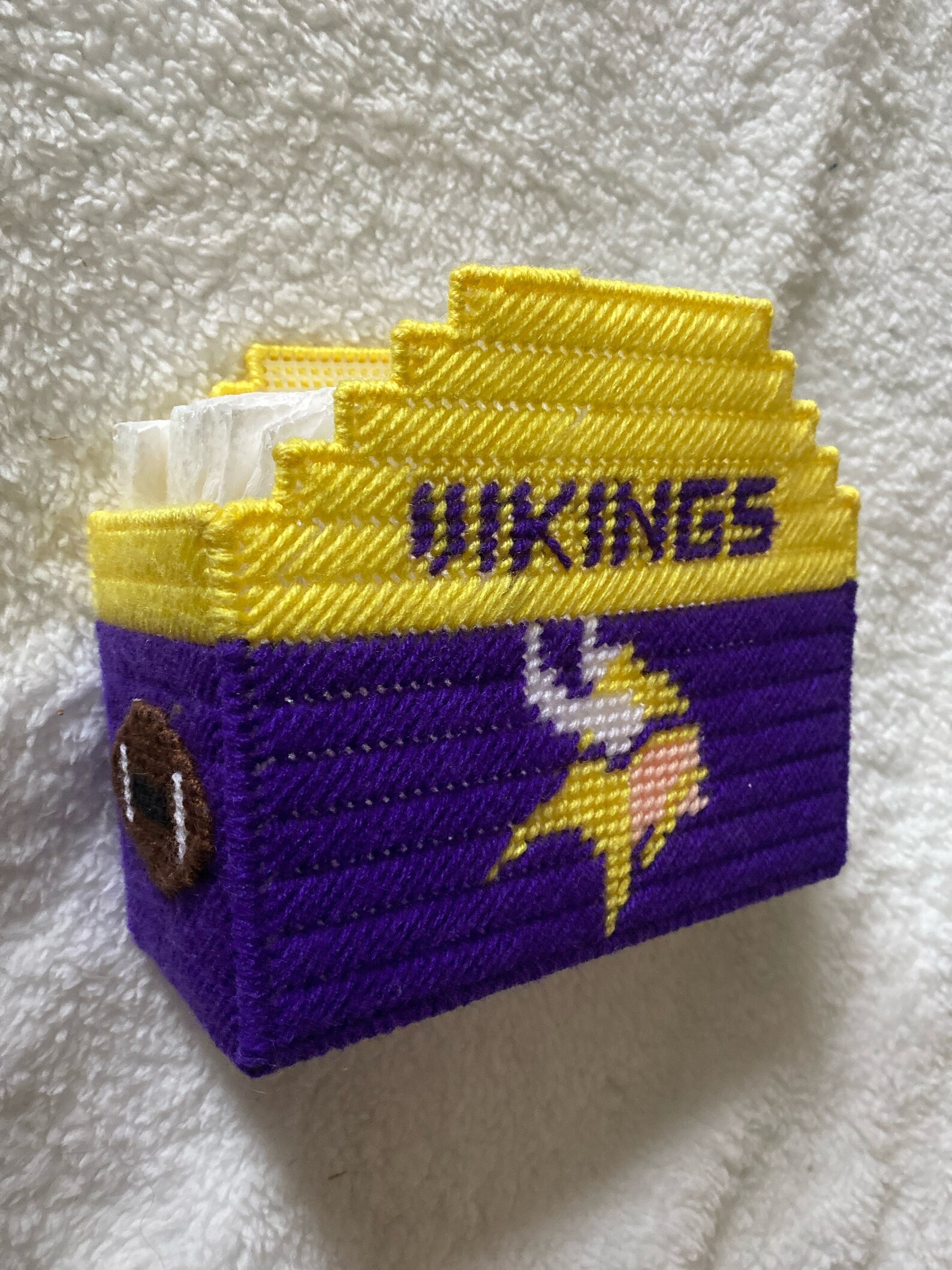 Minnesota Vikings Tissue Box Cover & More! - Etsy