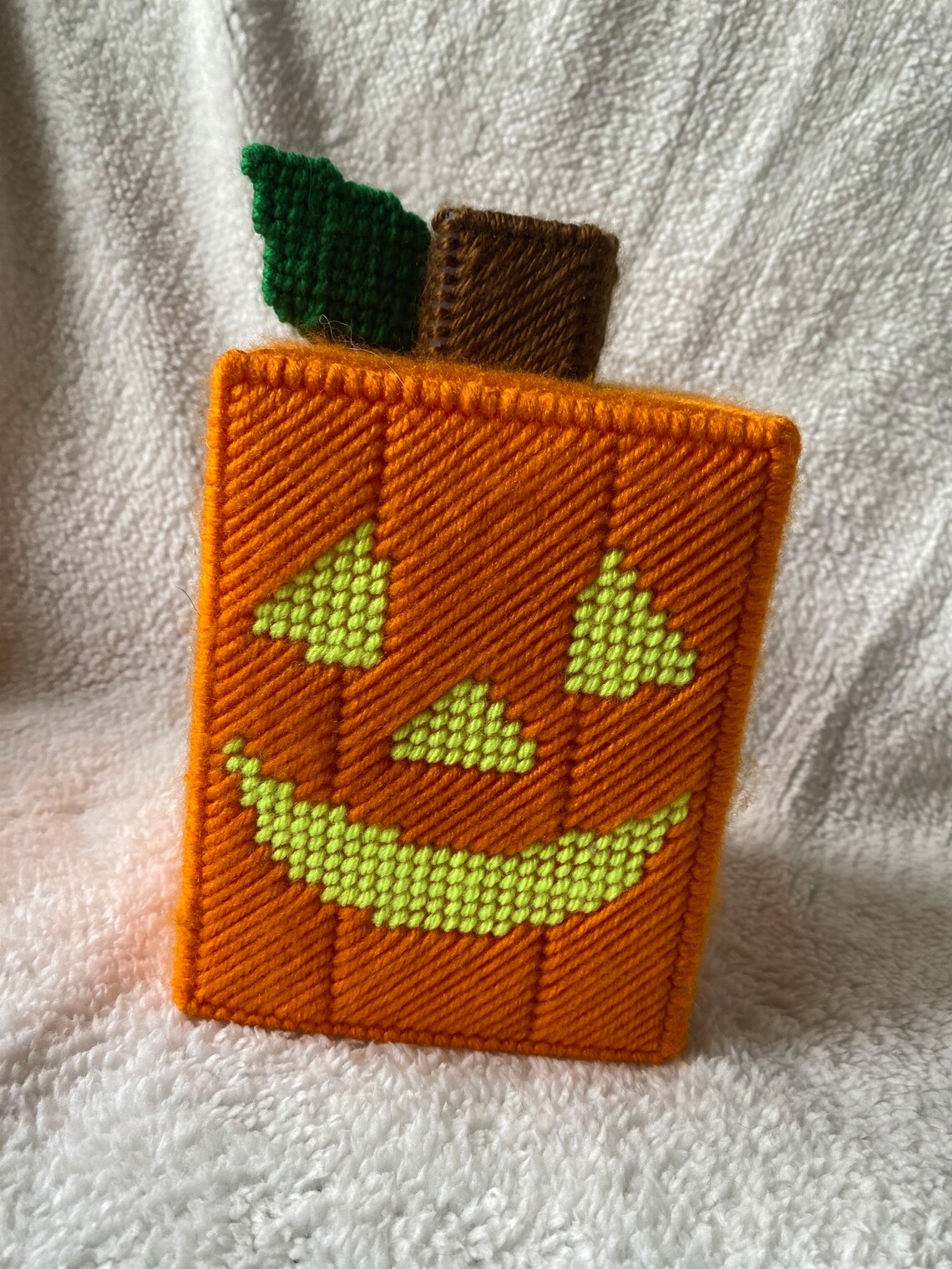 Pumpkin Tissue Box Cover - Etsy