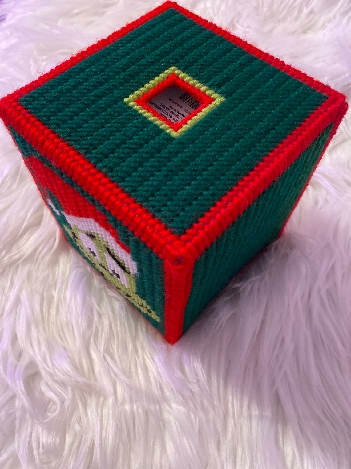 Grinch Tissue Box Cover - Etsy