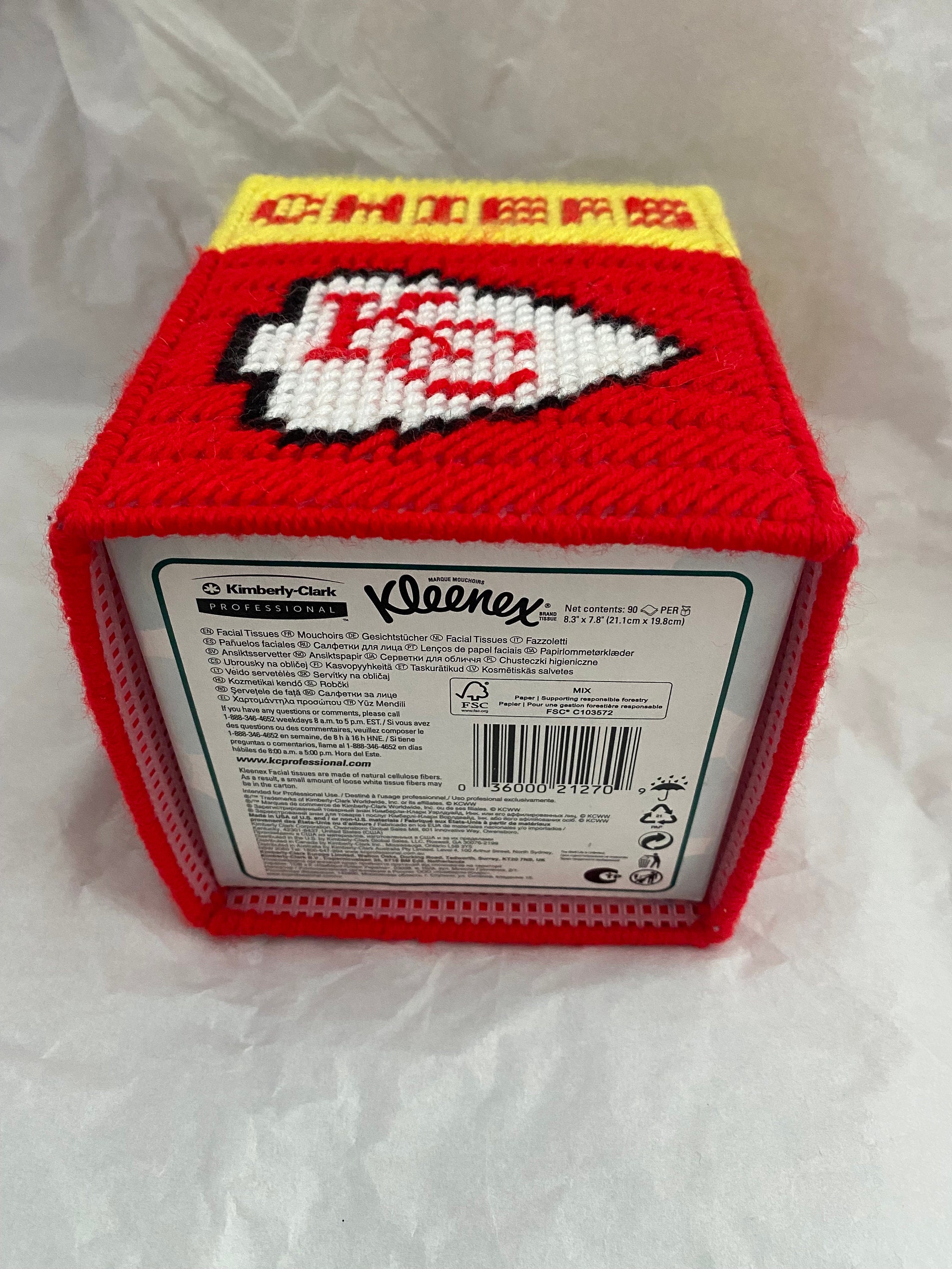 Kansas City Chiefs Tissue Box Cover - Etsy