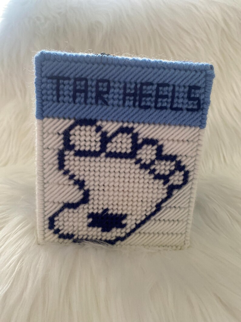 Tar Heels Tissue Box Cover - Etsy