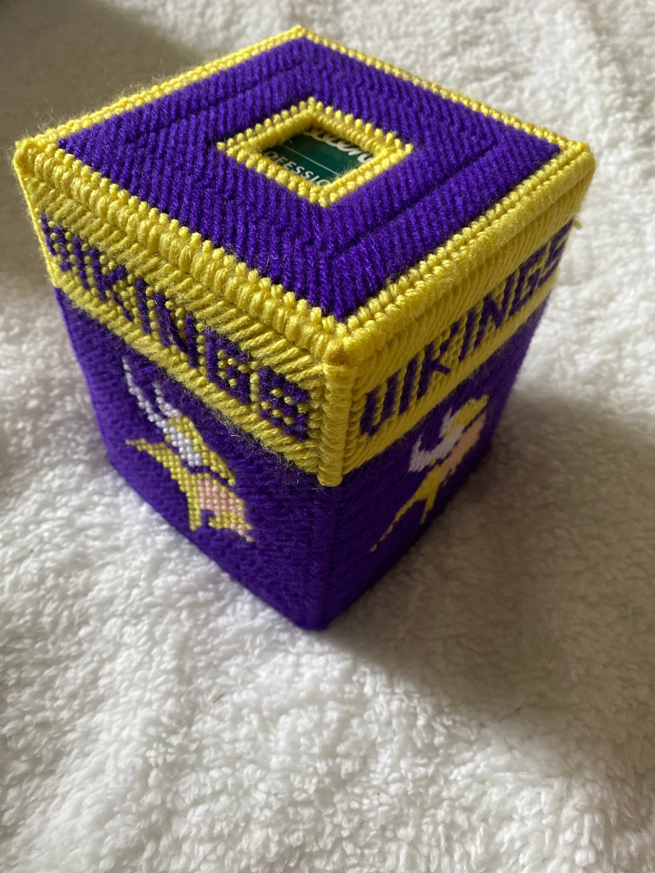 Minnesota Vikings Tissue Box Cover & More! - Etsy