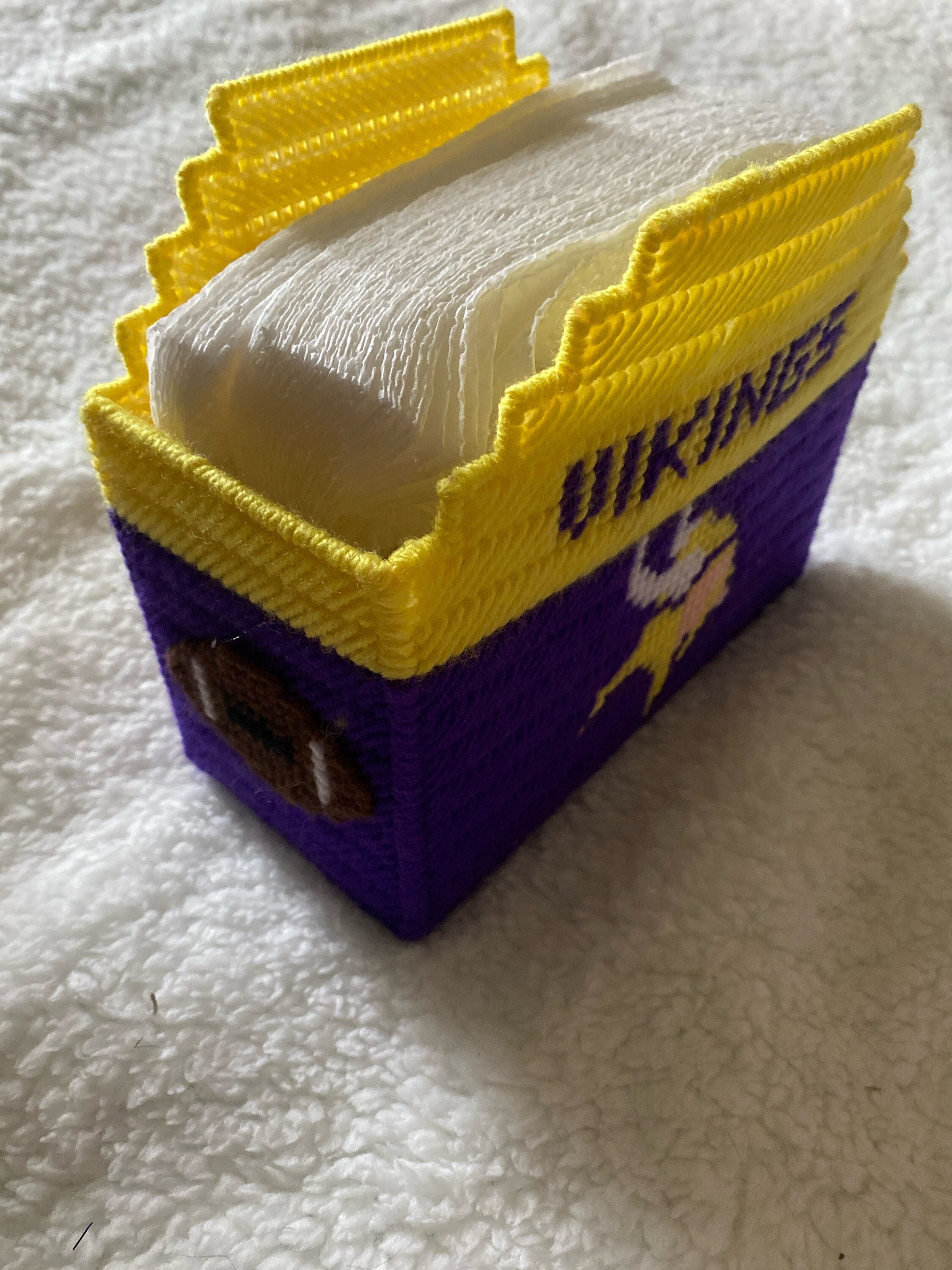 Minnesota Vikings Tissue Box Cover & More! - Etsy