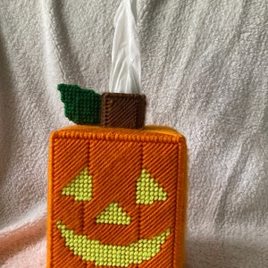 Pumpkin Tissue Box Cover - Etsy