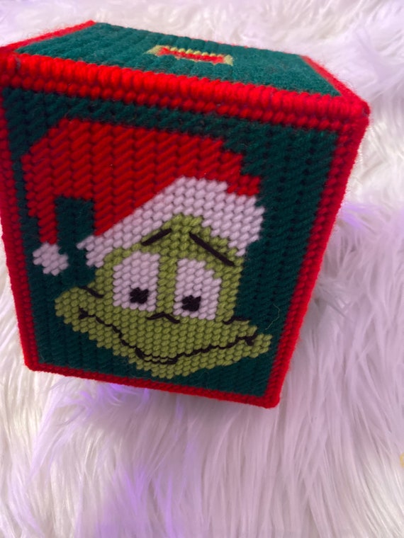 Grinch Tissue Box Cover - Etsy
