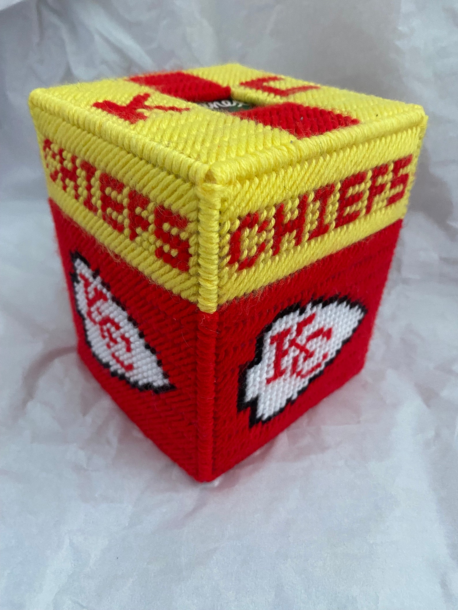 Kansas City Chiefs Tissue Box Cover - Etsy